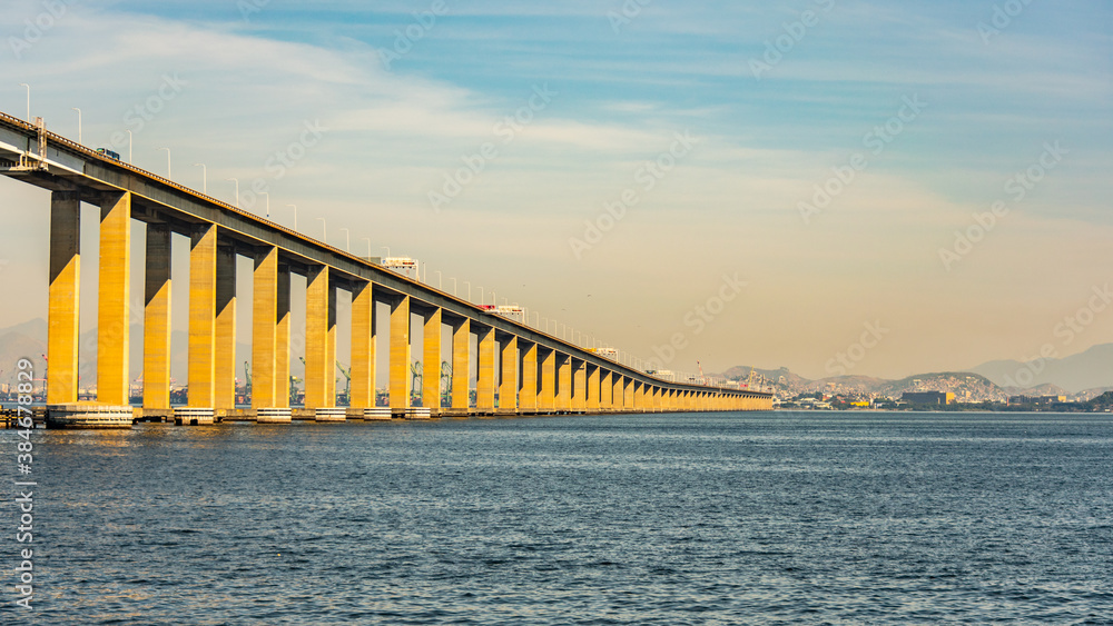 The Presidente Costa e Silva Bridge, better known as the Rio – Niterói ...