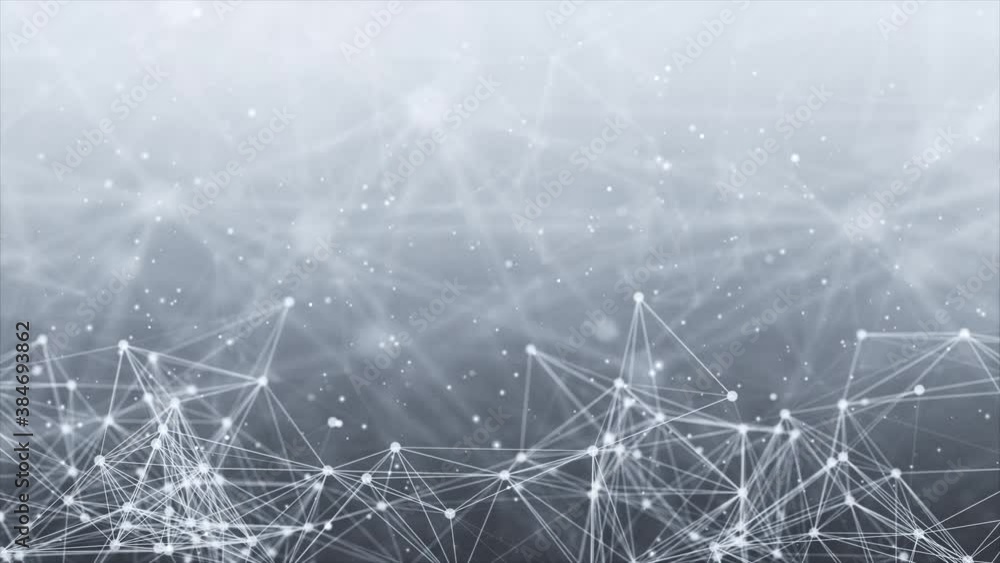 Vidéo Stock Scientific molecule loop background for medicine, science ...