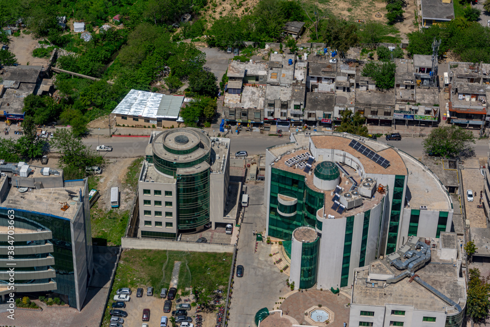 Foto de an aerial cityscapes and landscape photography of Islamabad ...