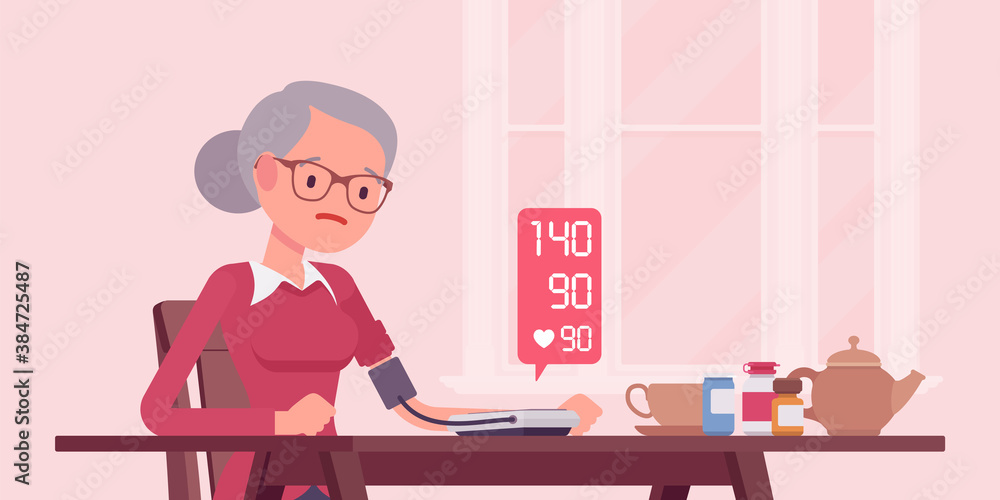 Blood pressure measurement self monitoring by electronic ...