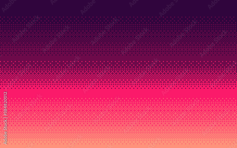 Pixel art Dithering gradient color. Stock Vector | Adobe Stock
