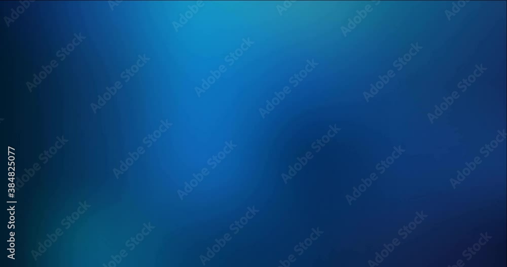 4K looping dark blue video with blur materials. Flowing colorful lights ...