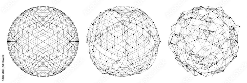Set of abstract spheres of multiple points and lines. Disintegration of ...