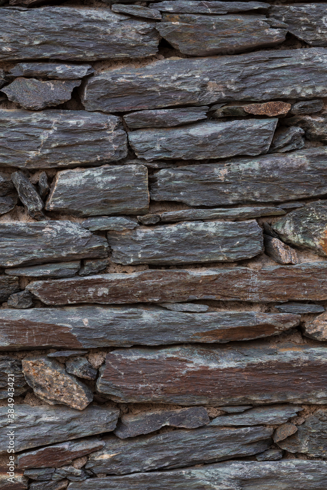 Stone texture on wall in Dungur palace of Queen Sheba, Aksum, Ethiopia ...