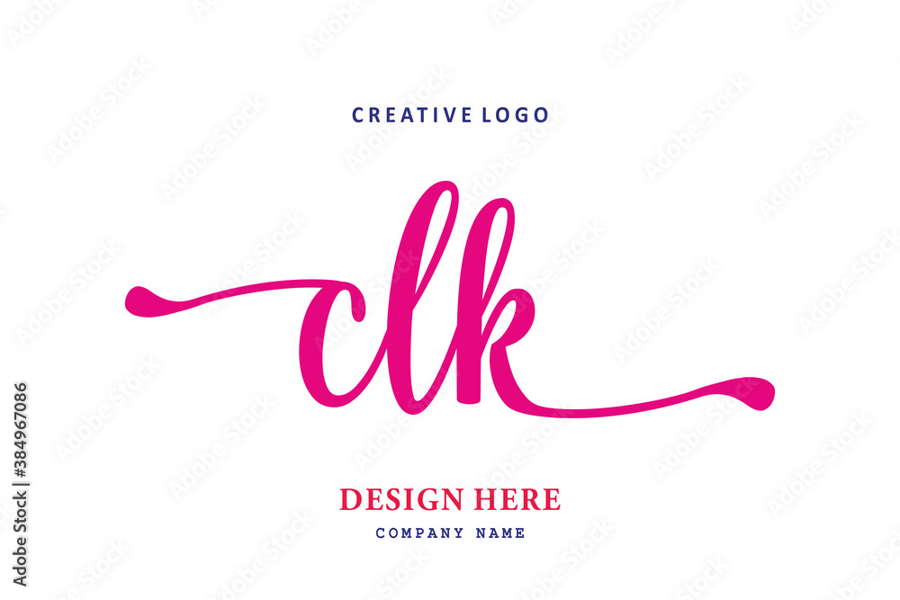 simple CLK letter arrangement logo is easy to understand, simple and ...
