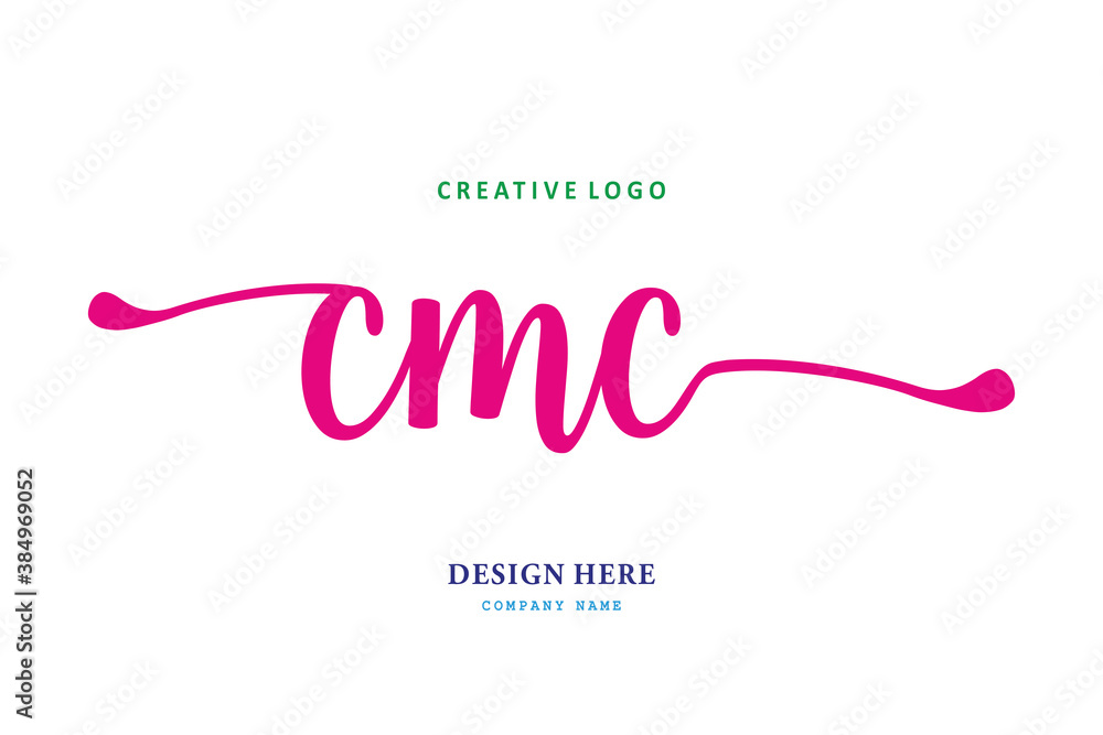 simple CMC letter arrangement logo is easy to understand, simple and ...
