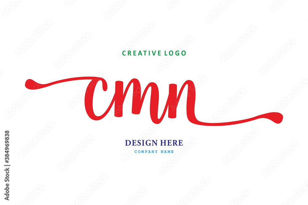 simple CMN letter arrangement logo is easy to understand, simple and ...
