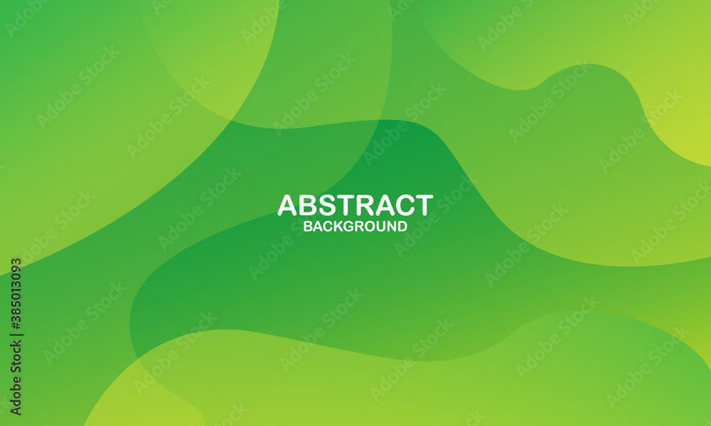 Liquid color background design. Green elements with fluid gradient ...