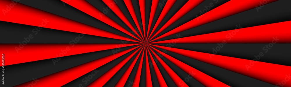 Black and red abstract header. Black and red lines banner. Bright ...