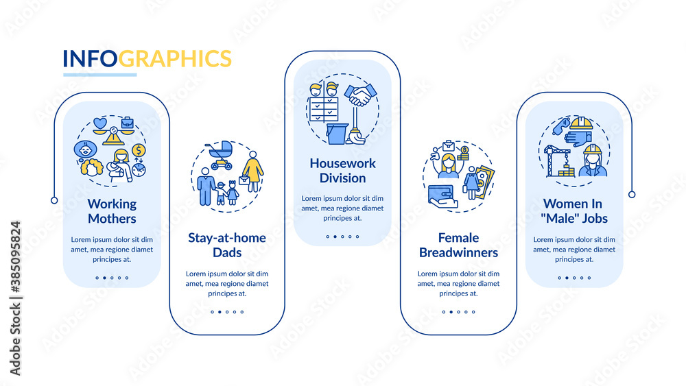 Fototapeta mapa świata dla dzieci Changing gender roles vector ...