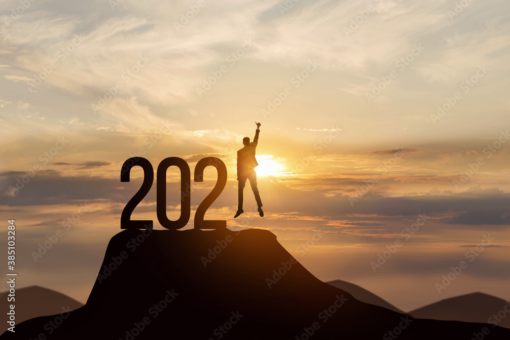 The concept of New 2021 in business. Stock Photo | Adobe Stock