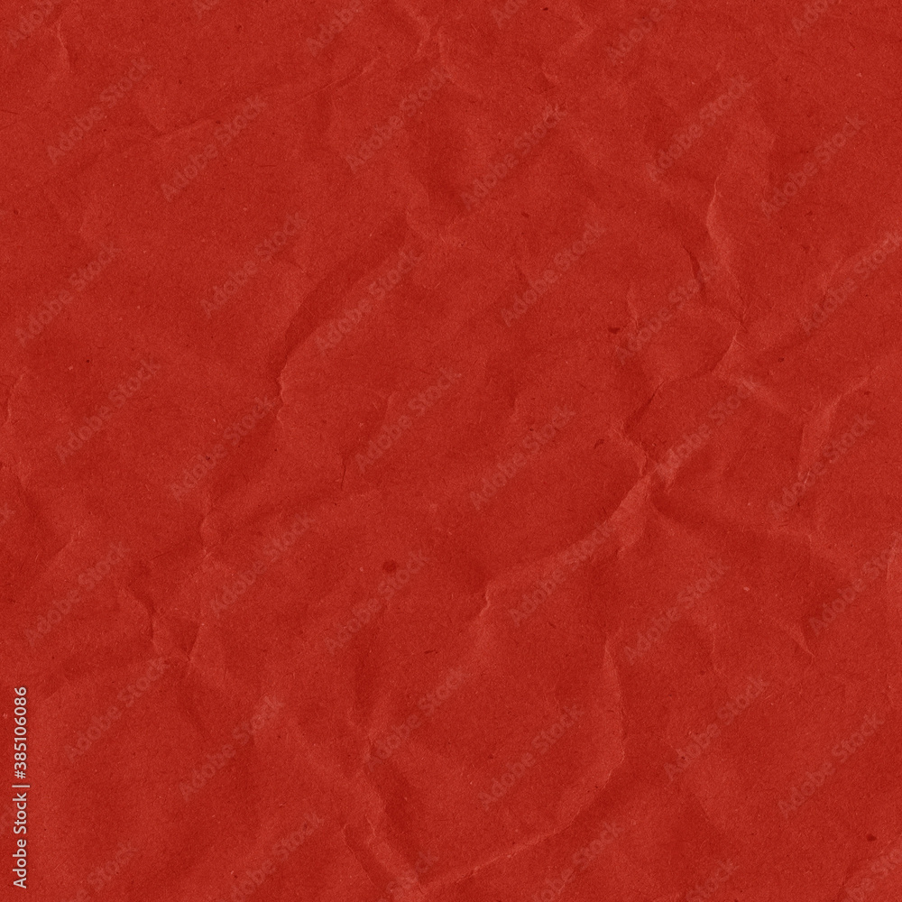 Red vintage and old looking crumpled paper background. Retro cardboard ...