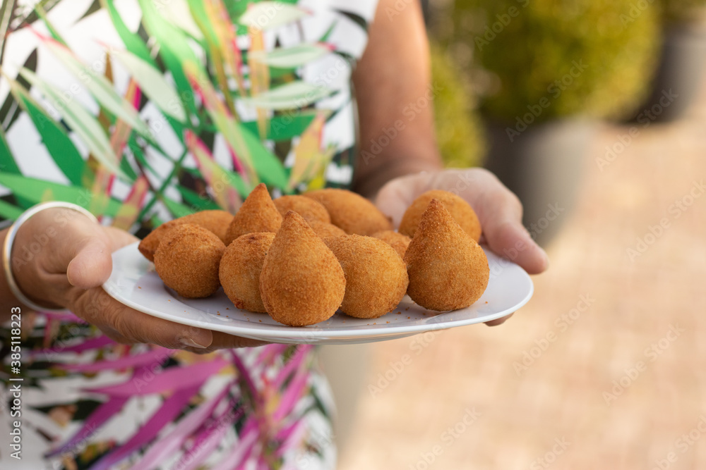 Salgados, salgadinhos, Brazilian snacks and finger food Stock Photo ...