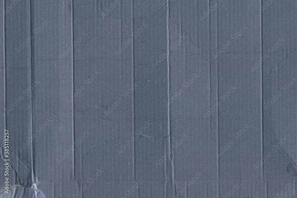 A blue vintage rough sheet of carton. Recycled environmentally friendly ...