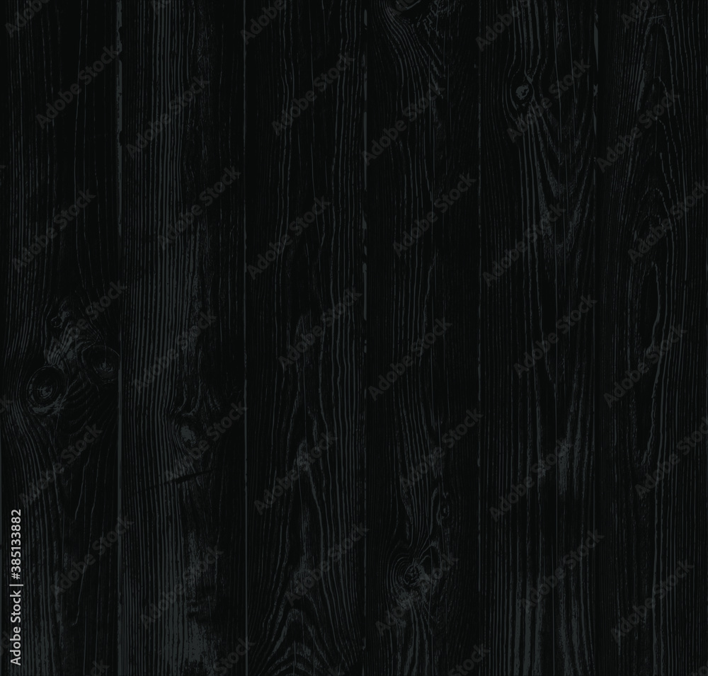 Vector black wood panel texture for backgrounds or design. Rustic dark ...