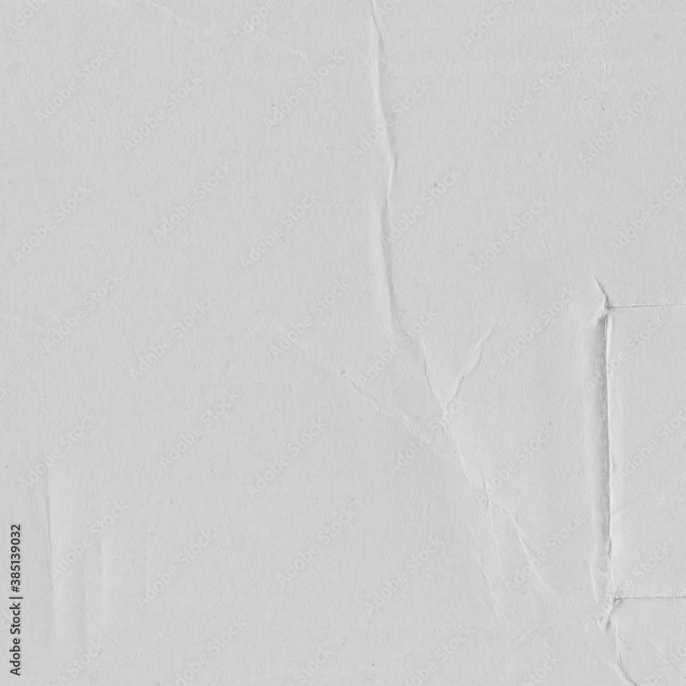 White vintage rough sheet of carton. Recycled environmentally friendly ...