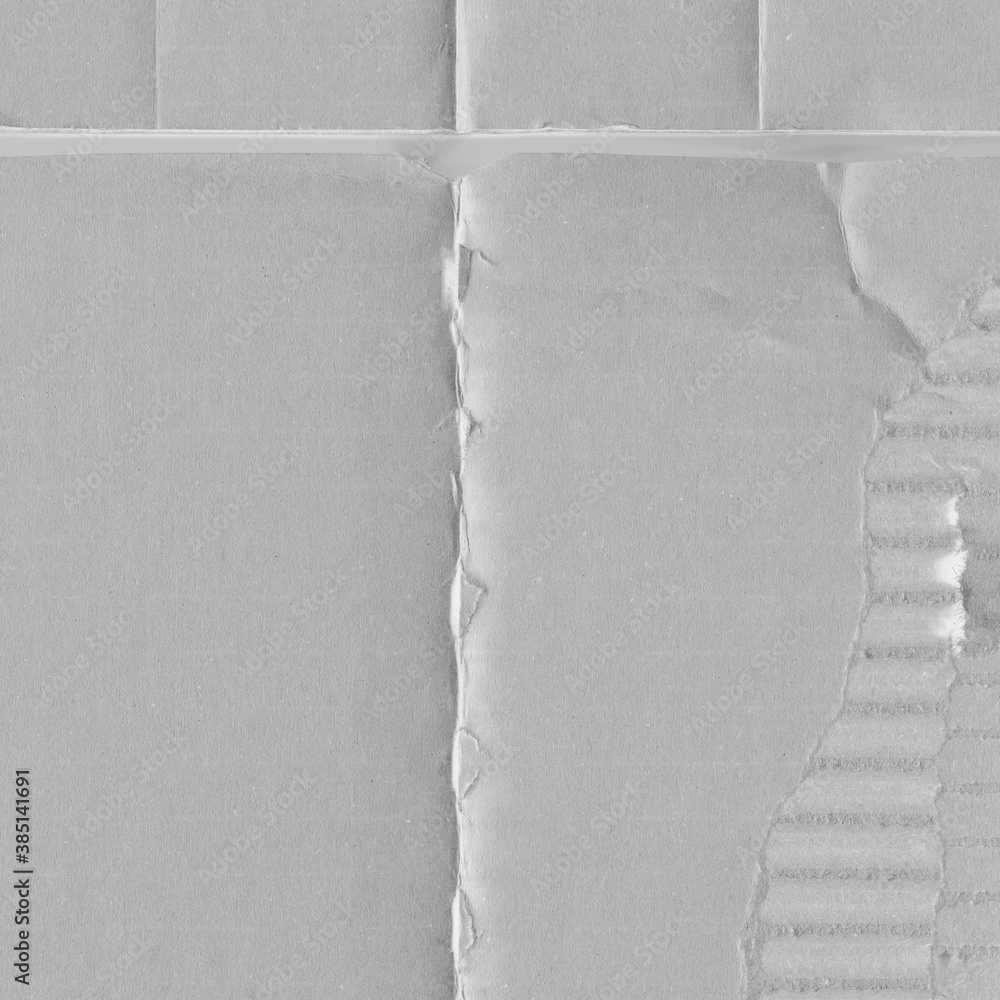 White vintage rough sheet of carton. Recycled environmentally friendly ...