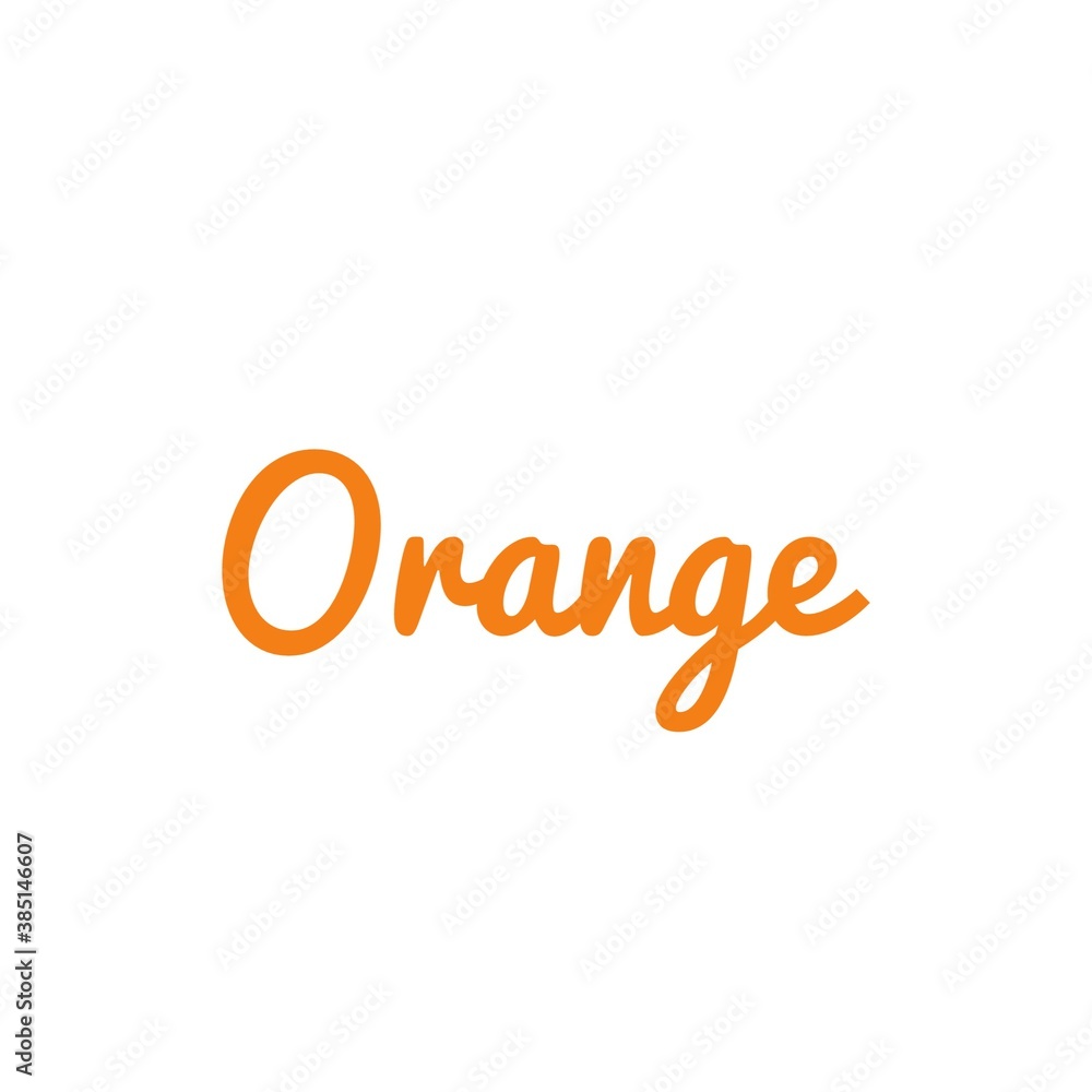 Color Word Illustration for web/app design development/to print on ...