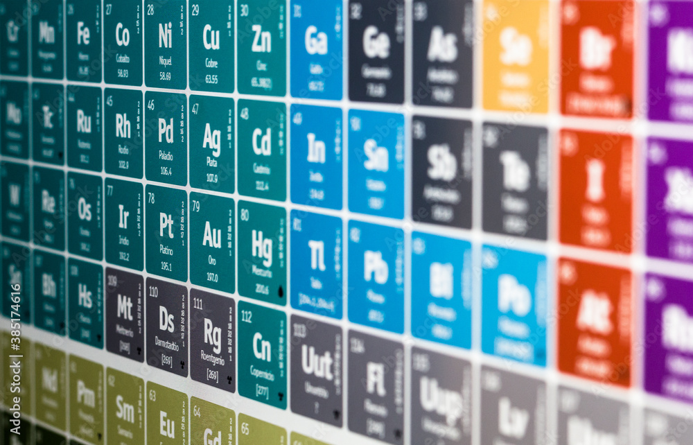 Periodic table Stock Photo | Adobe Stock