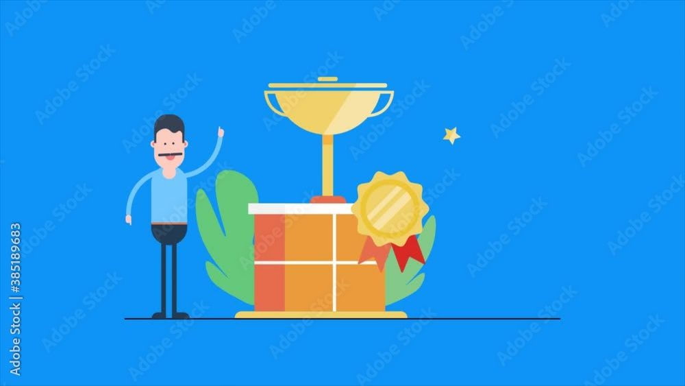 Businessman celebrating success. Achieving business goal, feeling proud ...