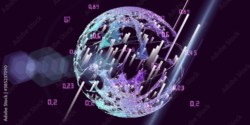 Polygonal Sphere Artificial Intelligence Grid With Data Big Data Analytics Algorithms For