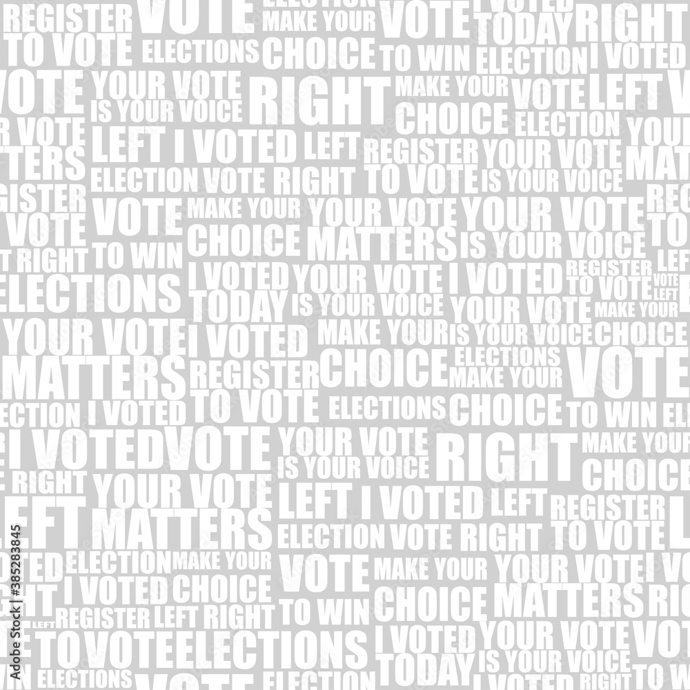 american elections vote seamless lettering pattern with democratic ...
