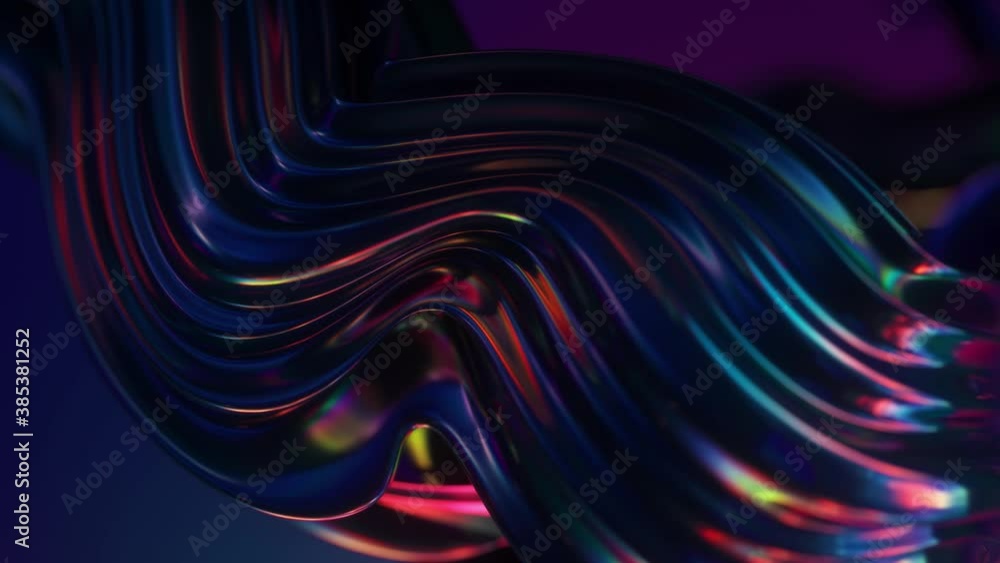 Fluid colorful shapes, animated background Stock Video | Adobe Stock