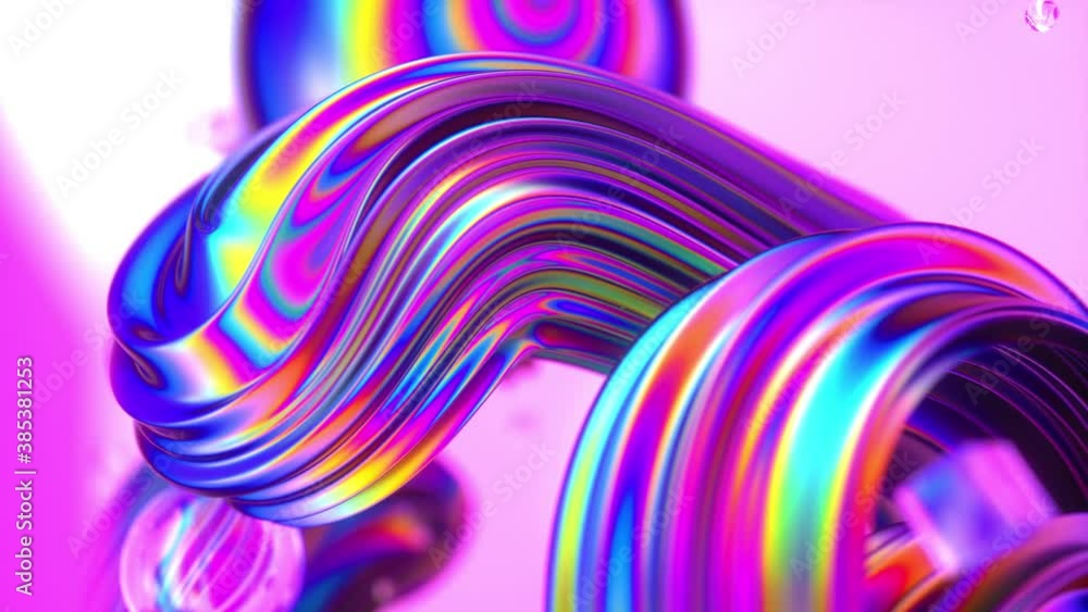 Shimmed abstract shapes, animated background Stock Video | Adobe Stock