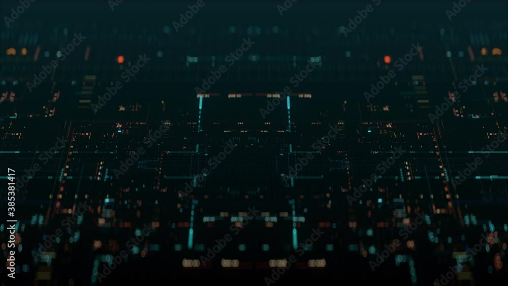 Illuminated light pathway, background animation Stock 비디오 | Adobe Stock