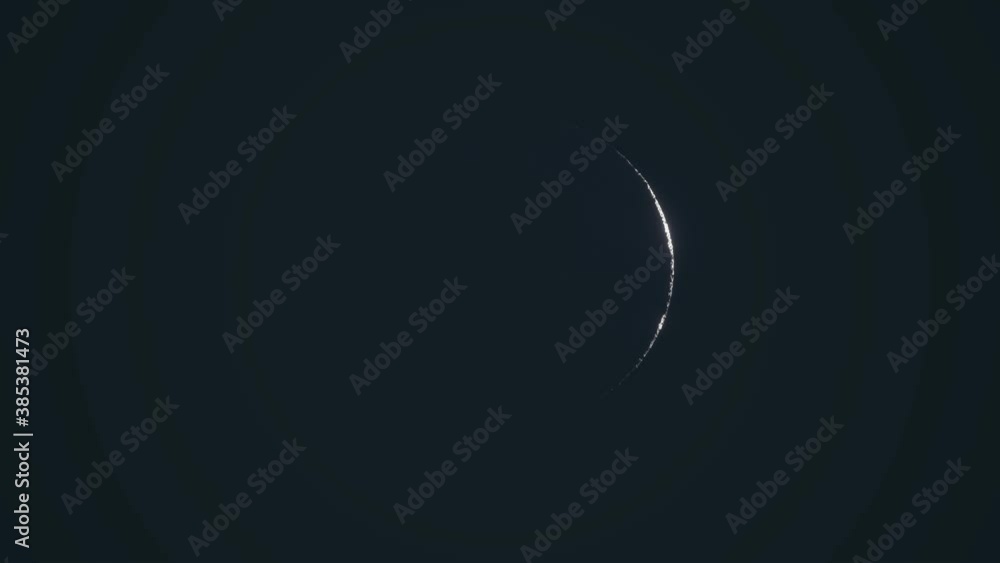 Moon phases in outer space, animation Stock ビデオ | Adobe Stock