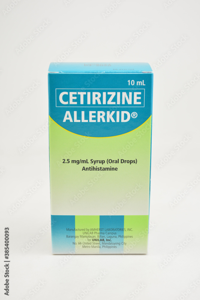 Cetirizine allerkid antihistamine syrup box in Manila, Philippines ...
