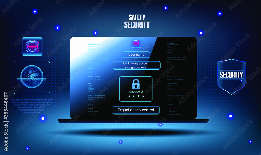 Access to your computer via login and password. Access to personal data ...