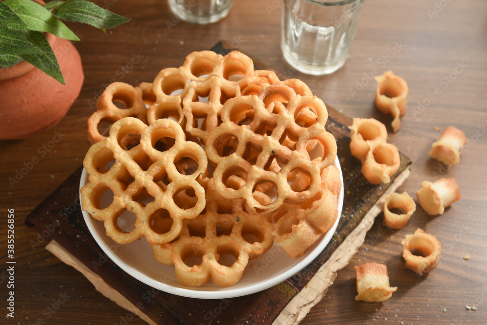 Rose Cookies or Achu Murruku Achappam achapum, puvvulu, rosette cookie ...