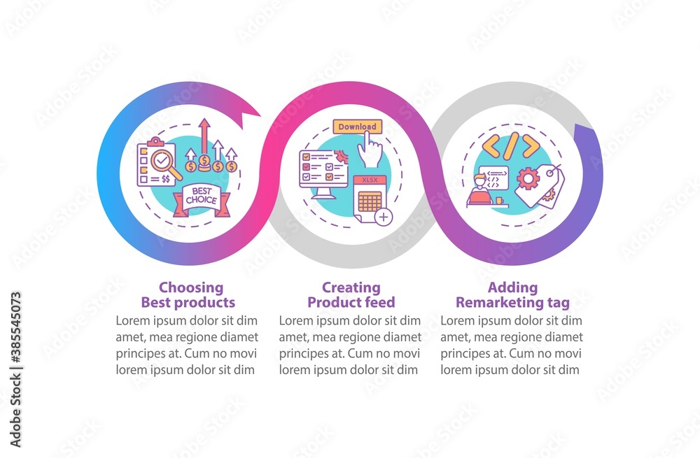 Product promotion vector infographic template. E-commerce marketing ...