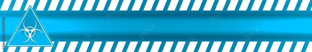 Danger ribbon and sign Attention biohazard and falling warning signs ...