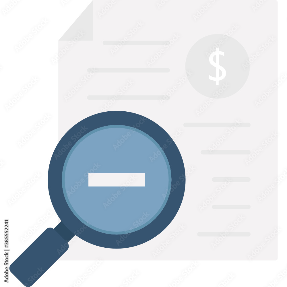 Receipt, minus, bill, bad debt, balance sheet, scan, balance document ...