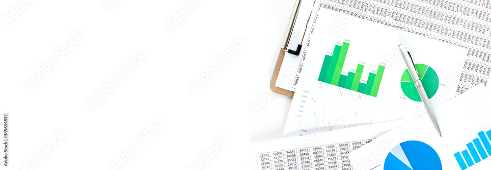 businessman working data document graph chart report marketing research ...