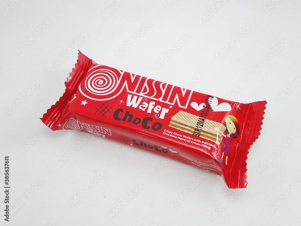 Nissin chocolate wafer in Manila, Philippines Stock Photo | Adobe Stock