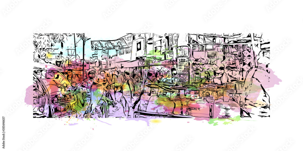 Building view with landmark of Bihar Sharif is the headquarters of ...