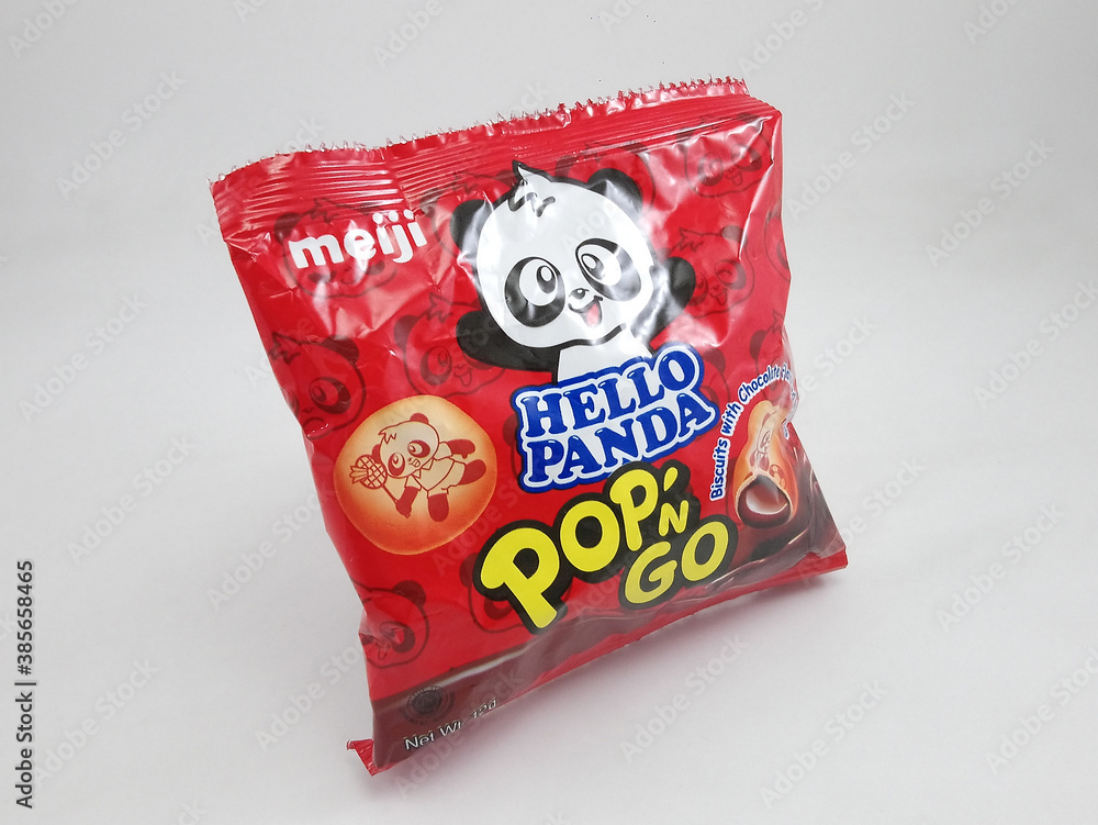 Meiji hello panda pop n go chocolate in Manila, Philippines Stock Photo | Adobe Stock