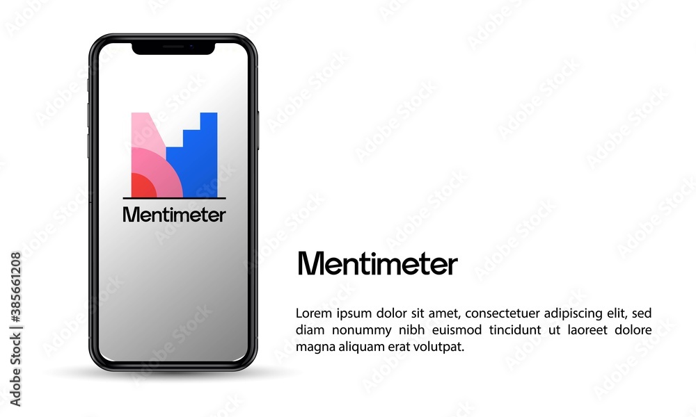 Apple iPhone and Mentimeter application for editorial use. Mentimeter ...
