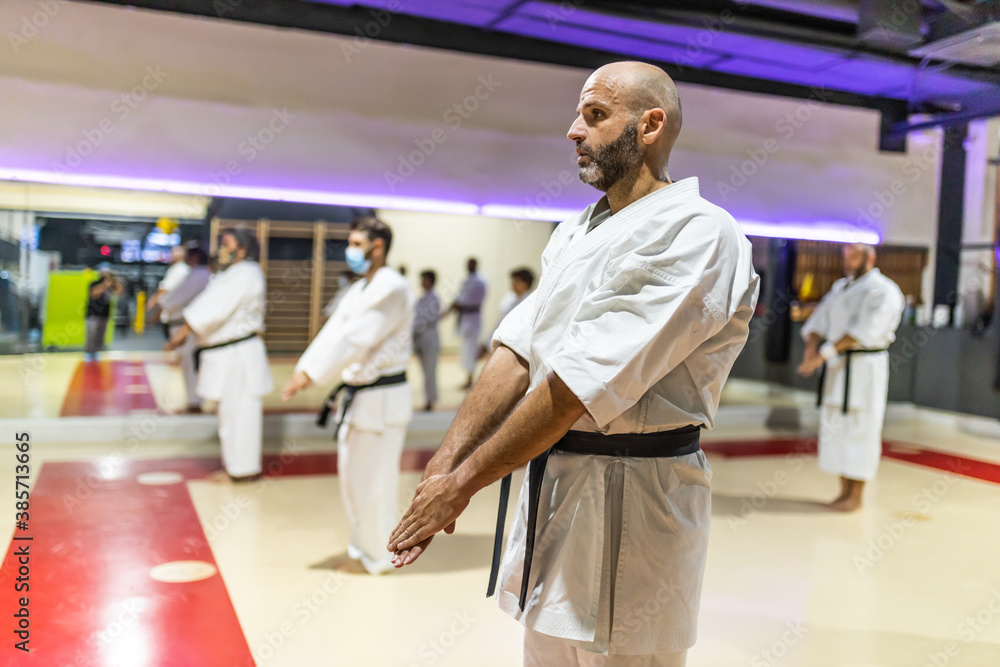 Karate class Stock Photo | Adobe Stock