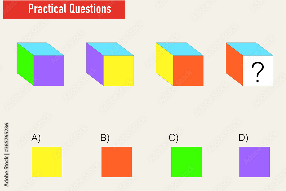 Vecteur Stock IQ test. Choose correct answer. Set of logical tasks ...