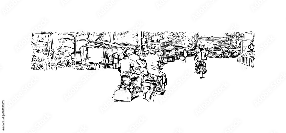 Building view with landmark of Bihar Sharif is the headquarters of ...