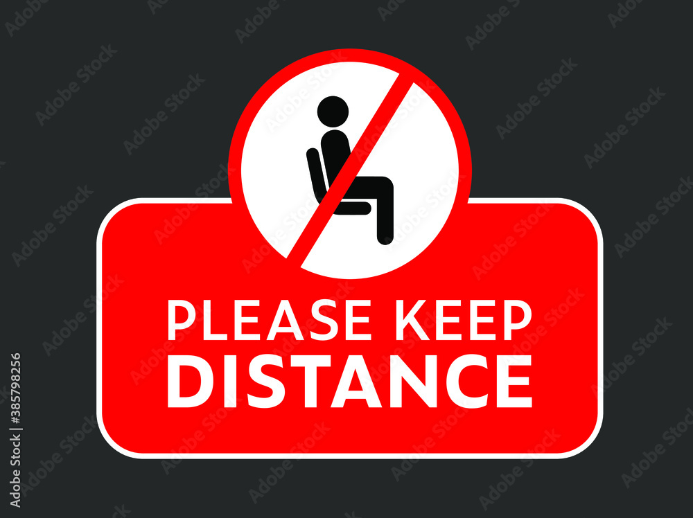 Please Dont Use This Seat or Please Don't Sit Here printable pictogram ...