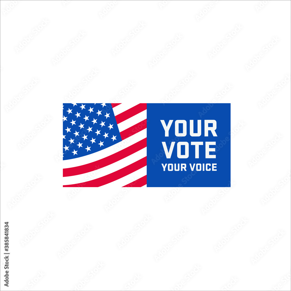 American Presidential Election 2020 background. Be responsible Your ...