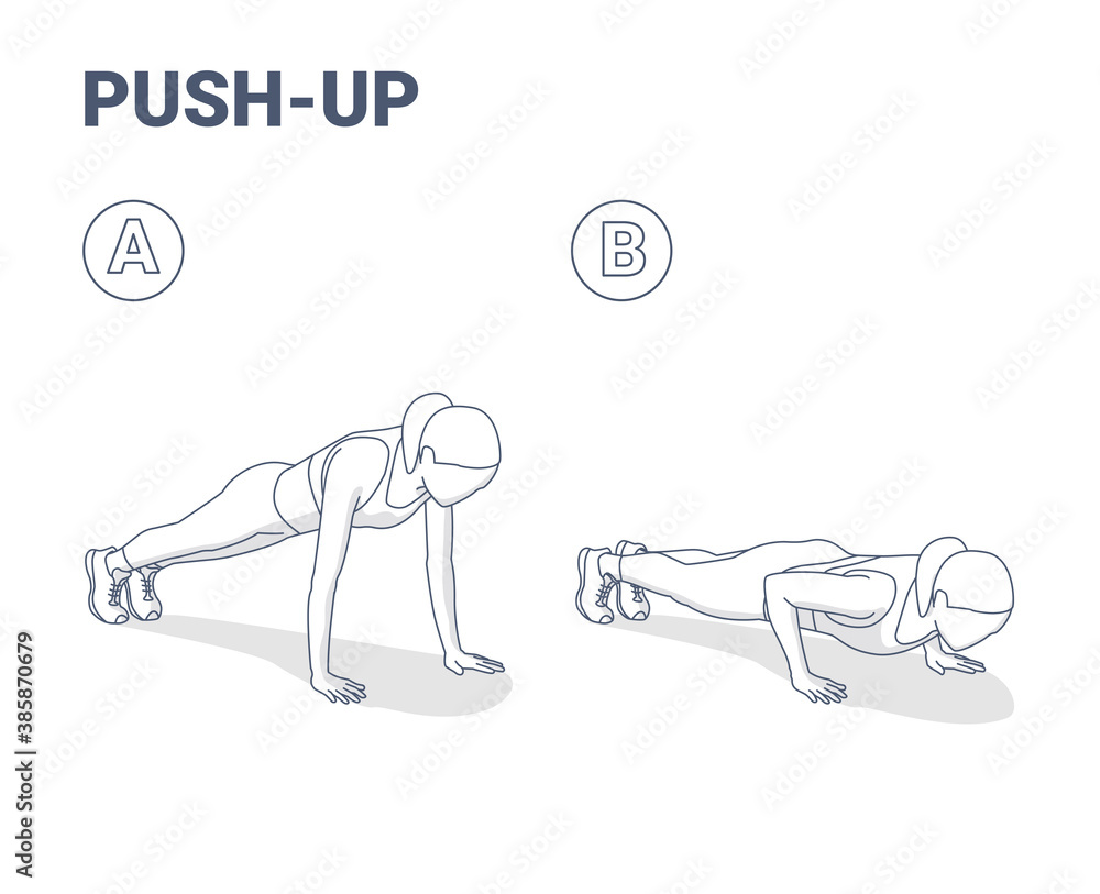 Push Up Silhouette