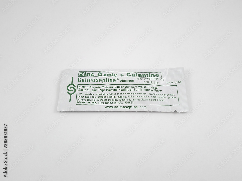 Zdjęcie Stock: Zinc oxide plus calamine calmoseptine ointment in Manila ...