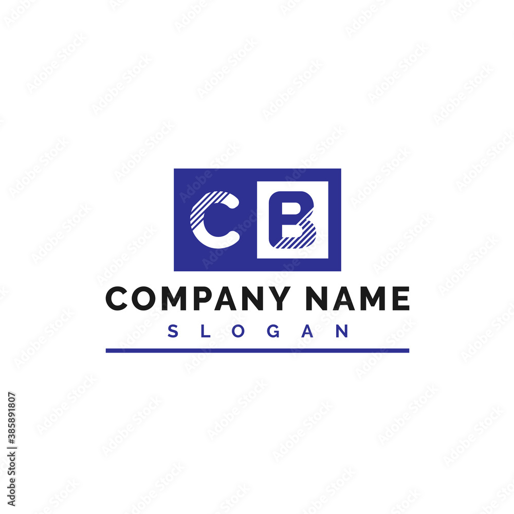 CB Logo Design. CB Letter Logo Vector Illustration - Vector Stock ...