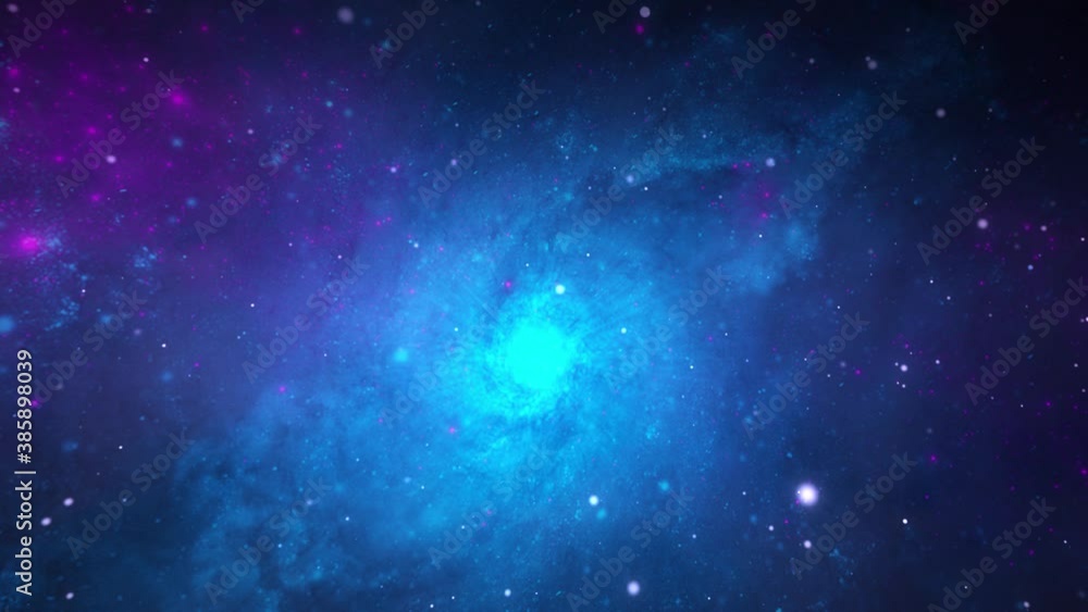 Abstract nebula space galaxy traveling into deep space Dark Blue space ...